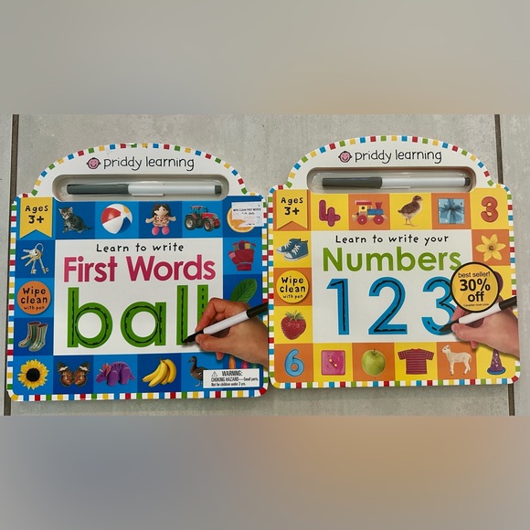 Priddy Learning | Toys | Two 2 Priddy Learning Book Set First Words And ...